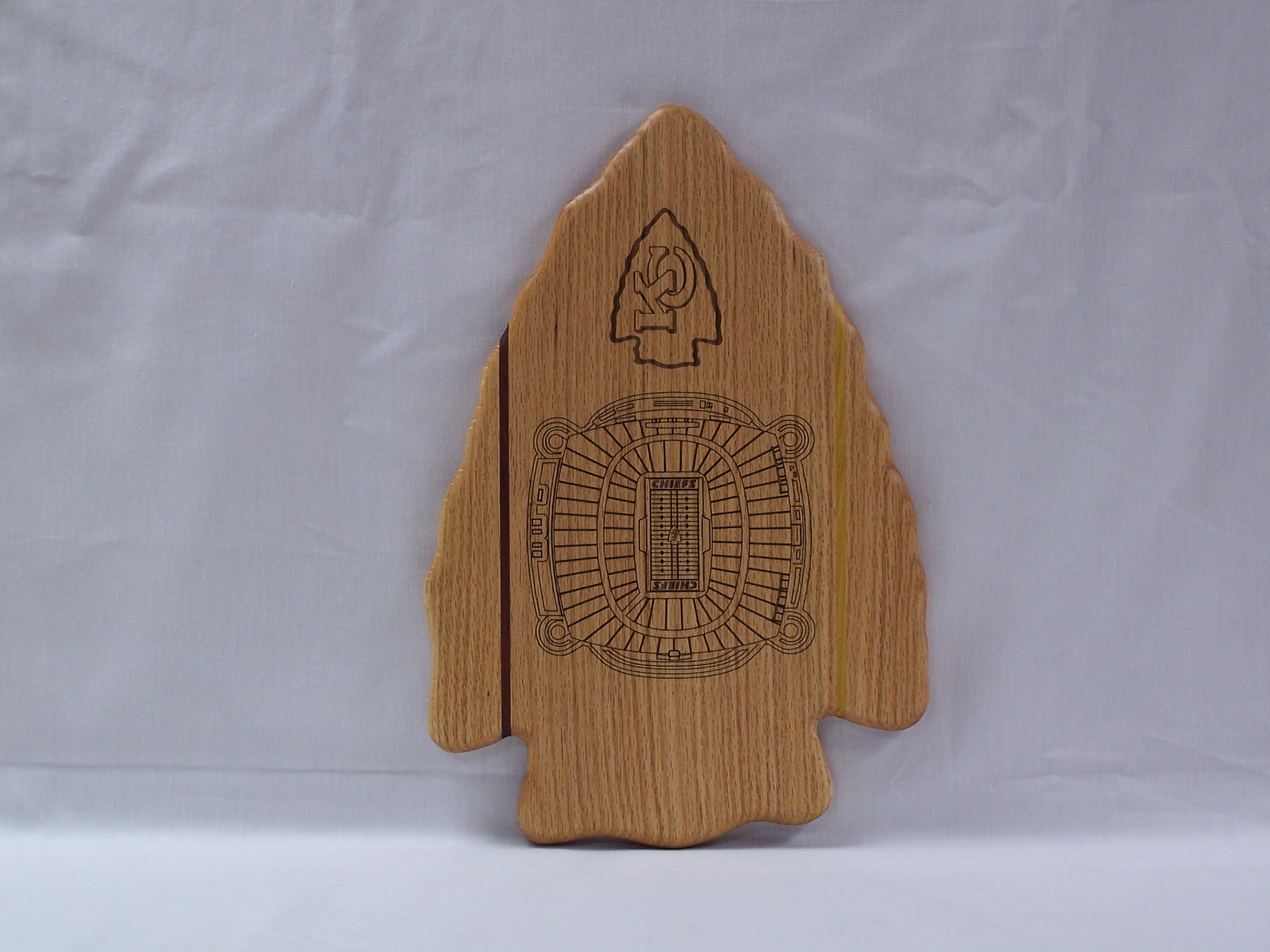 Arrowhead Stadium Board - Backwoods Creations LLC