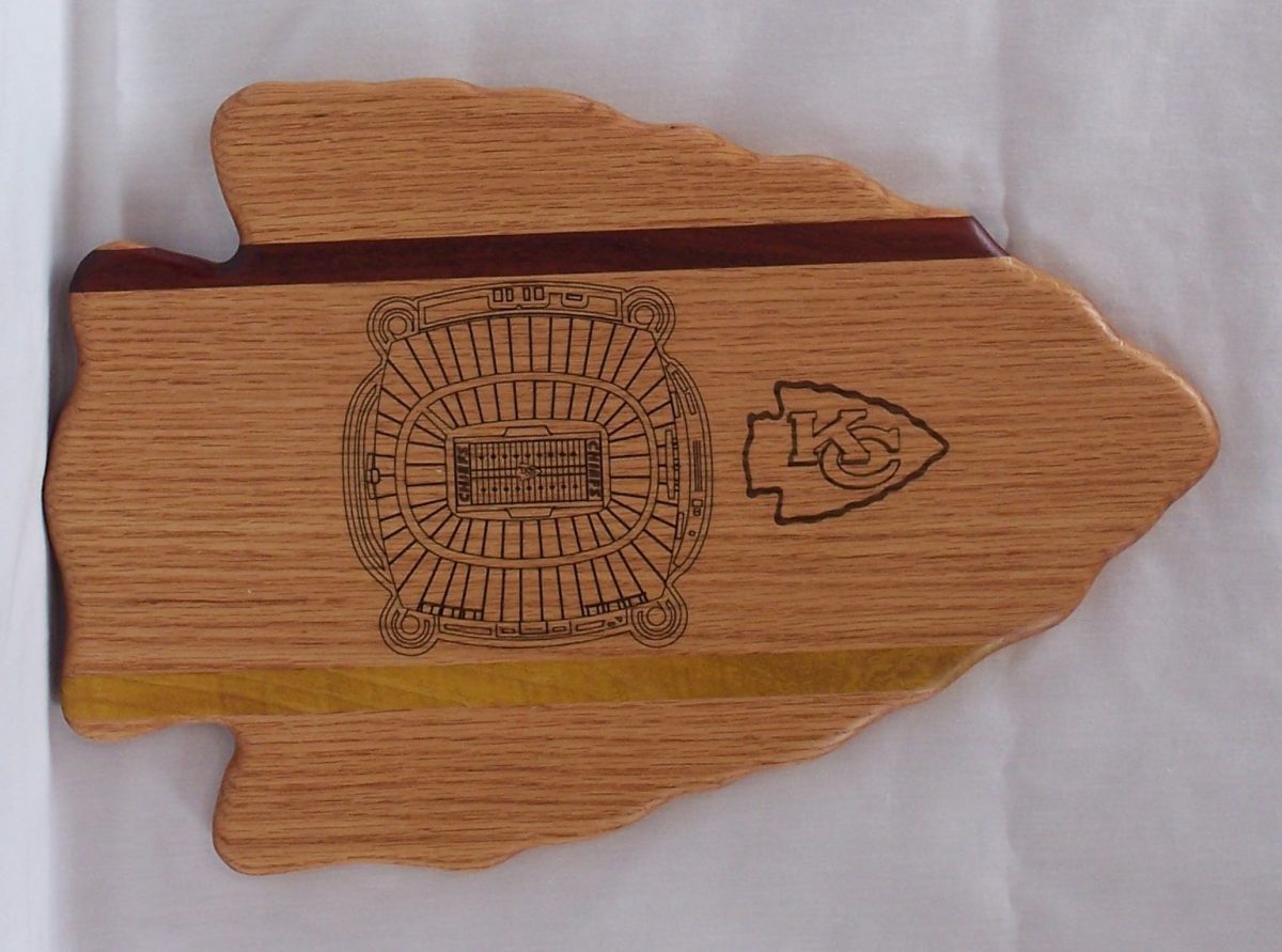 Arrowhead Stadium Board - Backwoods Creations LLC