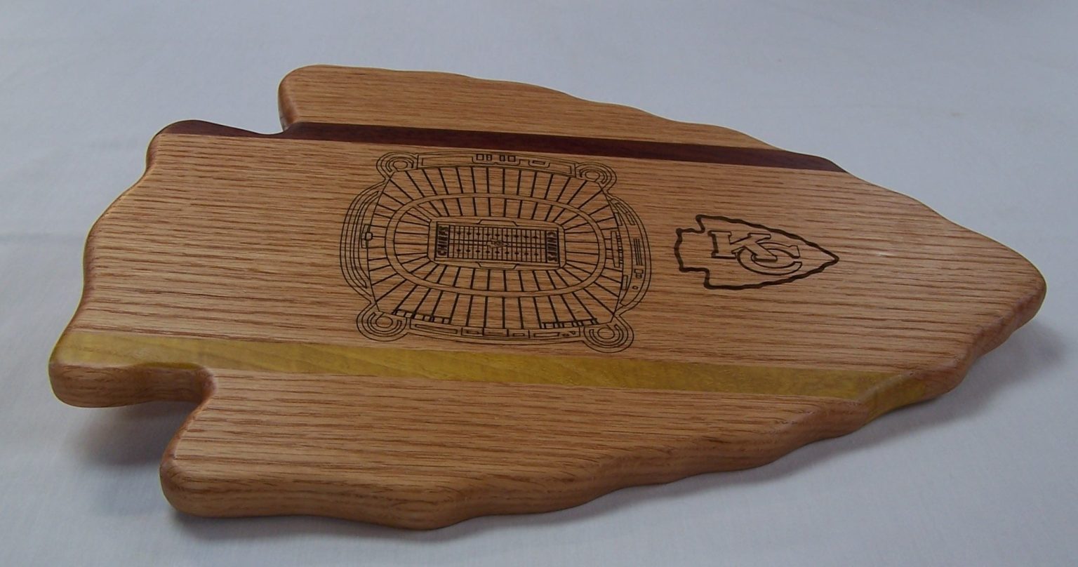 Arrowhead Stadium Board - Backwoods Creations LLC